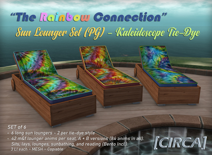 Second Life Marketplace - [CIRCA] - "The Rainbow Connection" Sun ...